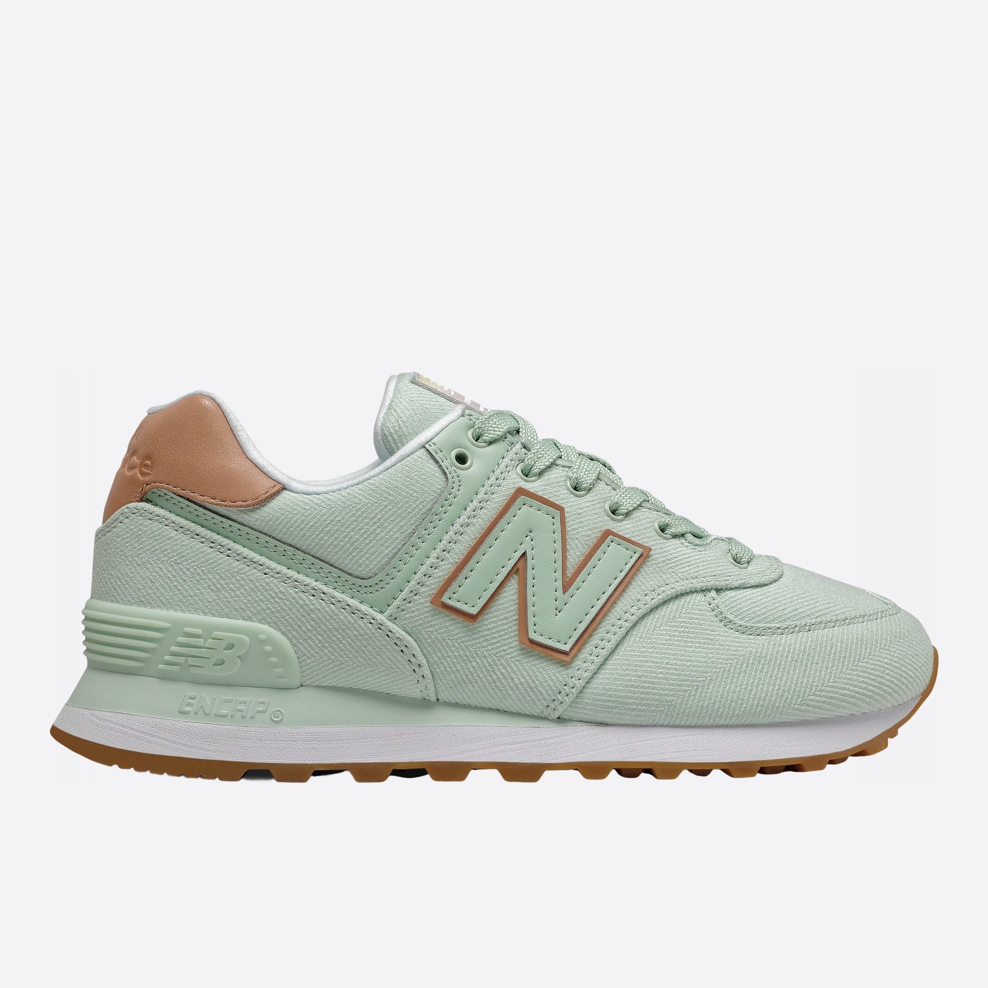 Dámské mentolové tenisky New Balance WL574SCD | Tenisky.cz